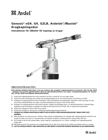 Avdel Genesis G4 Instruction manual | Manualzz