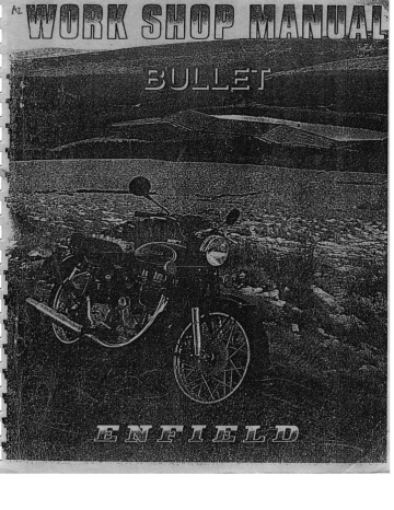 Royal Enfield Bullet Workshop Manual | Manualzz