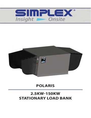 Simplex Polaris 2.5KW-150KW Load Bank User Manual | Manualzz
