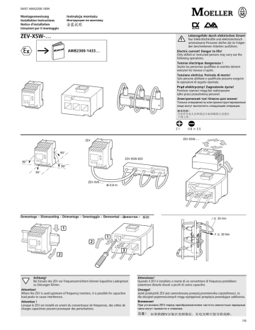 Moeller ZEV-XSW Series Installation Instructions Manual | Manualzz