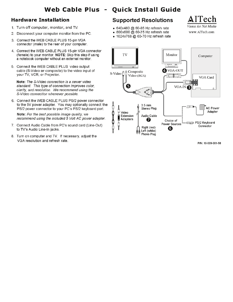 Altech WEB CABLE PLUS User manual | Manualzz