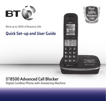 BT BT8500 Quick Setup And User Manual | Manualzz