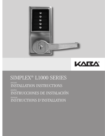 L1000 INSTALLATION | Manualzz