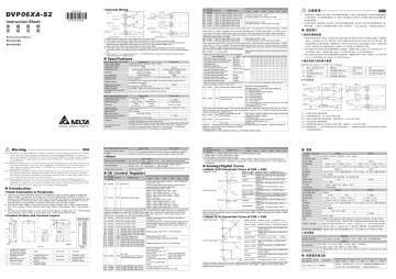 DVP 06XA-S2 Instruction Sheet | Manualzz