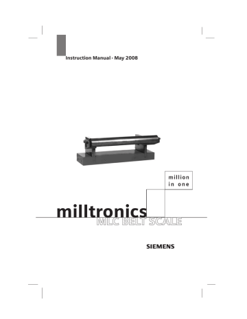 Siemens milltronics Instruction manual | Manualzz