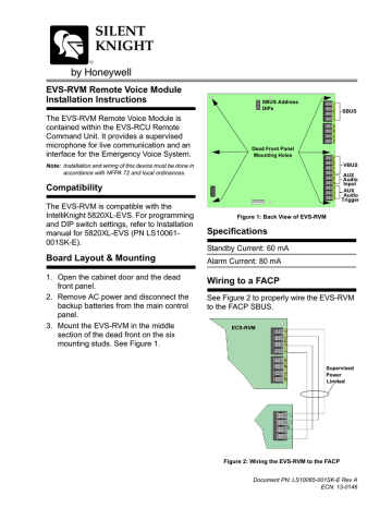 SILENT KNIGHT EVS-RVM manual | Manualzz