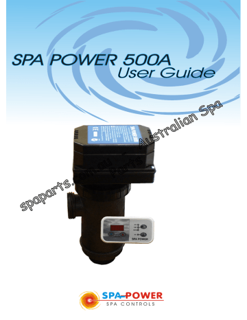 Spa control system SP500A Mk2 User Guide | Manualzz