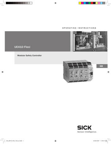 UE410 Flexi GB Modular Safety Controller | Manualzz