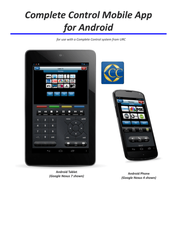 Complete Control Mobile App User Manual | Manualzz