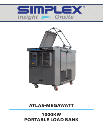 Simplex Portable Load Bank Atlas-Megawatt 1000KW User Manual | Manualzz
