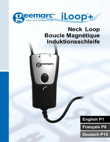 Geemarc iLOOP plus Owner Manual | Manualzz