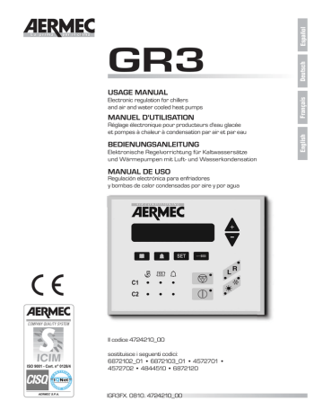 Aermec NRL Air/water chiller User Manual | Manualzz