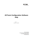 Eaton DCTools Configuration Software Help | Manualzz
