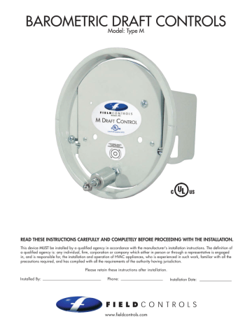 FIELD CONTROLS M manual | Manualzz