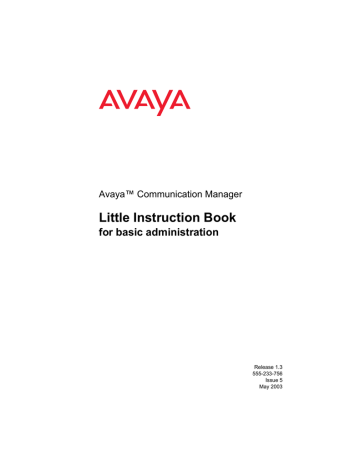 Avaya Communication Manager User Guide | Manualzz