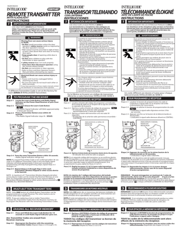 Genie Intellicode Instructions | Manualzz