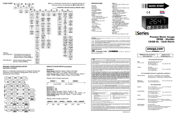 Omega DPiS8 Series Owner Manual | Manualzz