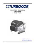 Danfoss Turbocor TT-300 Centrifugal Compressor User Manual | Manualzz