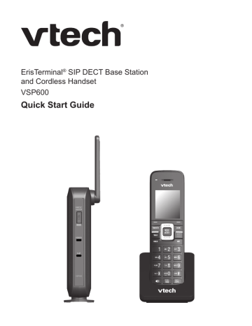 VTech VSP600 Quick Start Guide | Manualzz