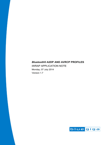 Bluetooth module iWRAP Application Note | Manualzz