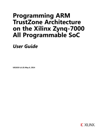 Zynq-7000 All Programmable SoC User Guide | Manualzz