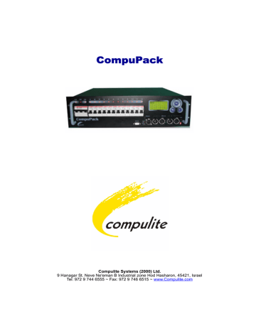 CompuPack User Guide | Manualzz