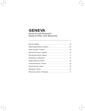 Geneva M User Manual | Manualzz