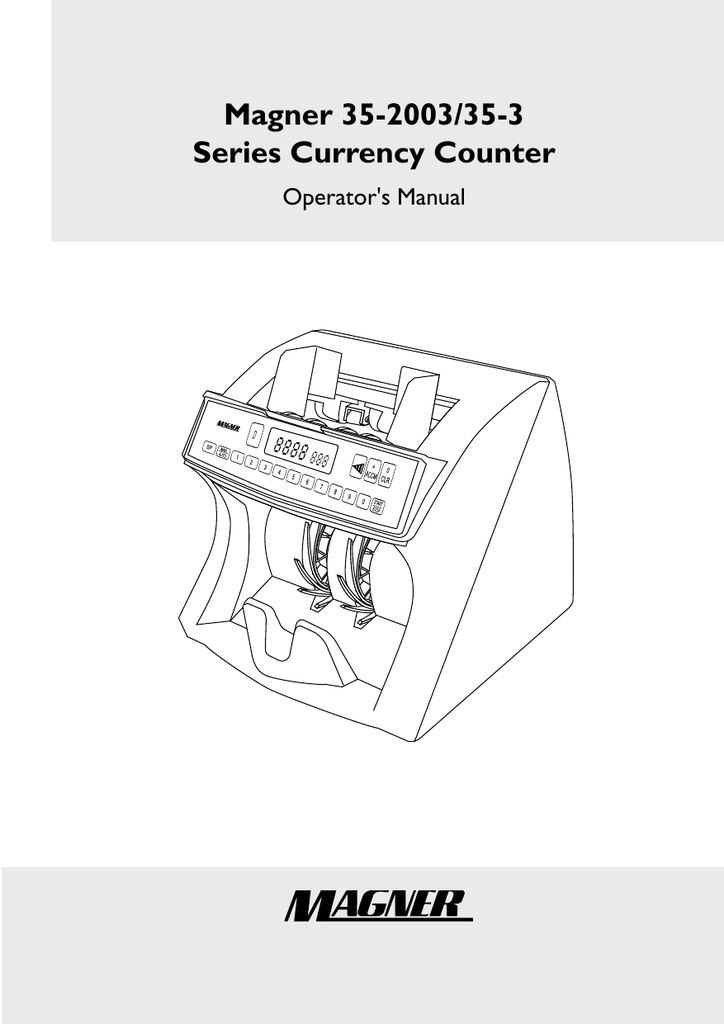 Magner 35-2003 Series Operator's Manual | Manualzz