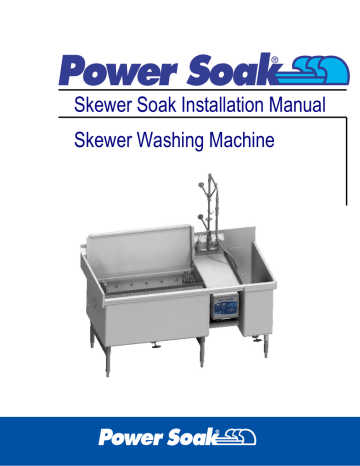 Power Soak Skewer Soak Installation manual | Manualzz