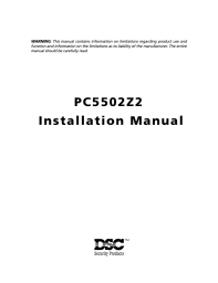 DSC PC5010 - Manual de usuario, Manual de instalación, Instrucciones de ...