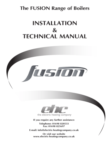 EHC Fusion Installation & Technical Manual | Manualzz