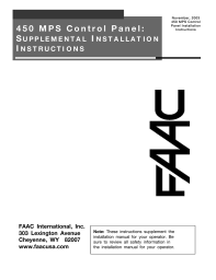 FAAC 455 D - User manual, Installation manual, instruction manual