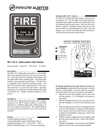 Fire-Lite BG-12LX Installation | Manualzz