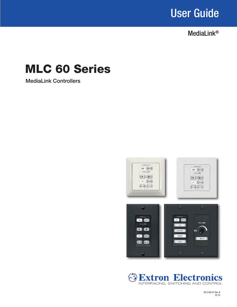 Medialink MLC 62 RS D User manual | Manualzz