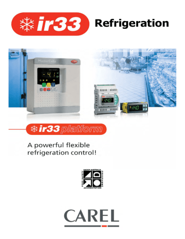 Carel IR33 S, DN33S, MD33A Application Guide | Manualzz