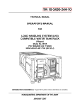 Water Tank Rack LHS M105 Technical Manual | Manualzz