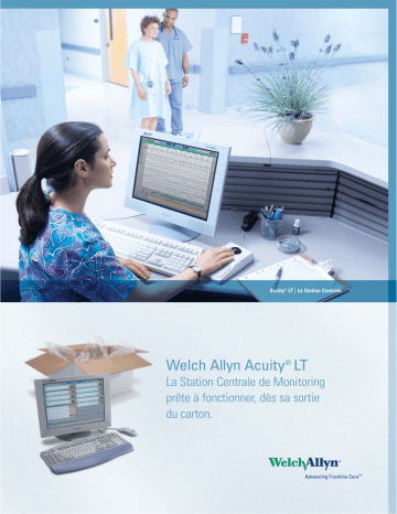 Station Centrale de Monitoring Acuity LT - Manuel d'utilisation | Manualzz