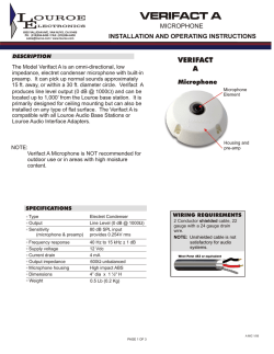 Avigilon ACC-MIC - Data Sheet, installation Guide | manualzz.com