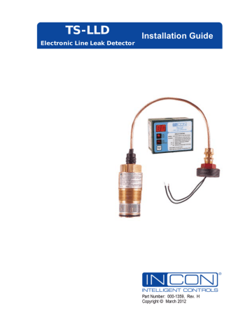 INCON TS-LLD Installation Guide | Manualzz