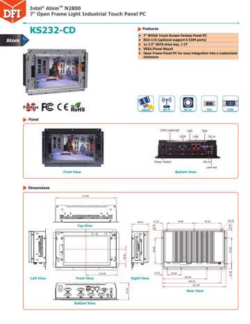 DFI KS232-CD Datasheet | Manualzz