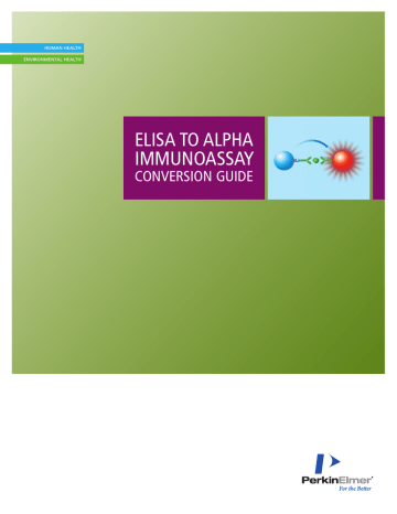 AlphaLISA immunoassay, AlphaLISA Acceptor beads Conversion Guide | Manualzz
