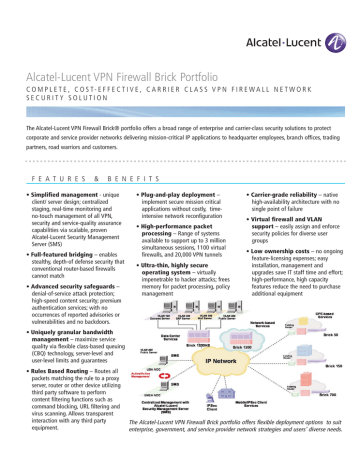 Alcatel-Lucent Brick 1200 HS Brochure | Manualzz