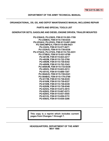 Military Generator Data Plate MEP-016A Schematic Diagram Light ...