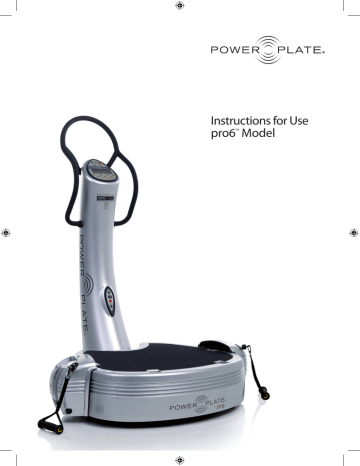 Power Plate pro6 User Manual | Manualzz