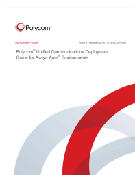 Polycom Group Series - Reference manual, Deployment Guide