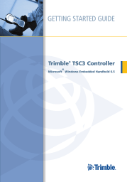 TRIMBLE TSC3 - Owner's manual, User Guide