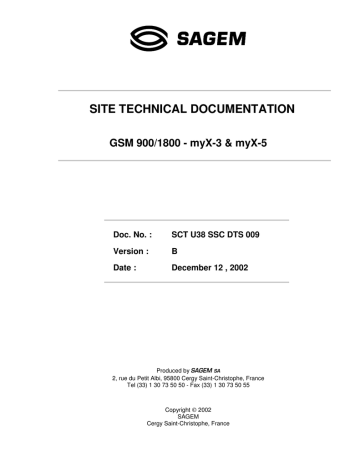 SAGEM myX-3, myX-5 Technical Documentation | Manualzz