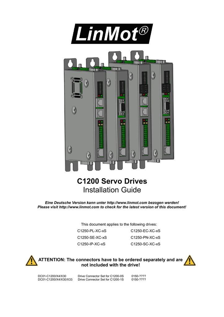 LinMot C1200 Installation manual | Manualzz