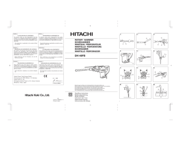 Hitachi DH40FB Manuale del proprietario | Manualzz