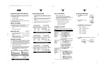 Differential Temperature Meter DP26-RTD - Quick Start Manual | Manualzz